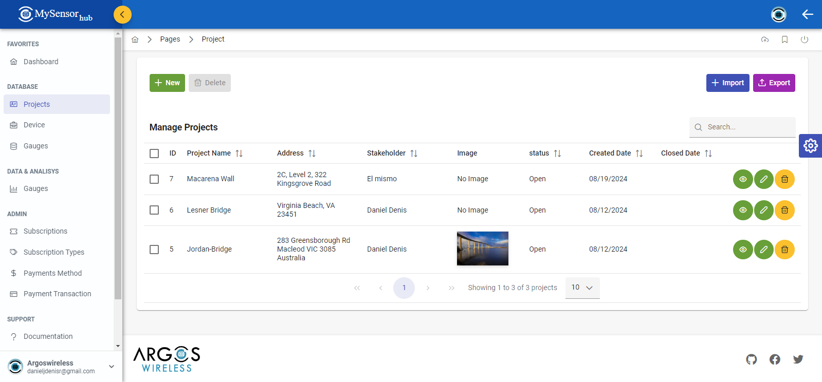My Sensor Hub - Anditech